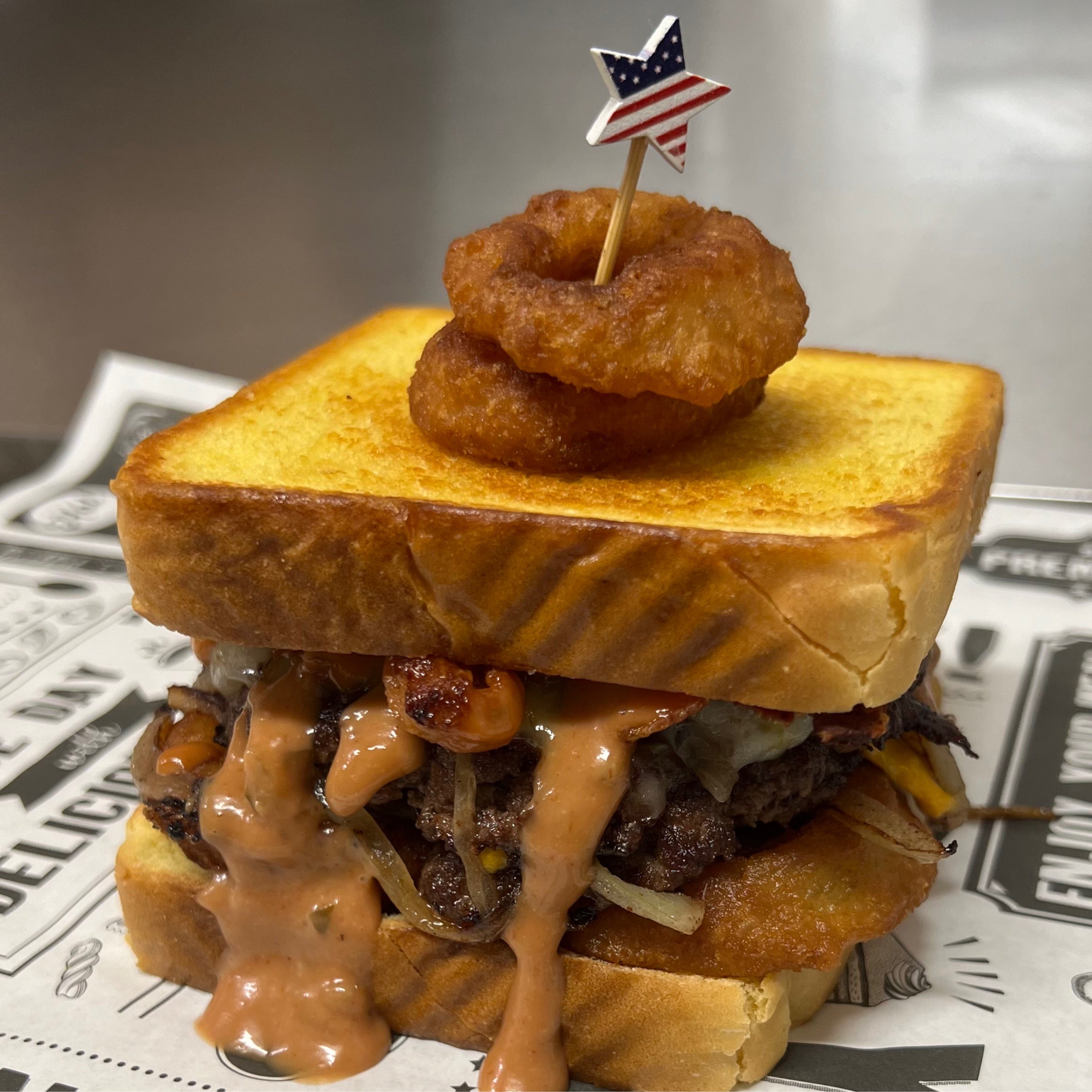 Texas Toast Smash Melt | Fire Foods